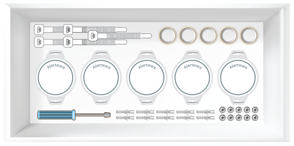 Alertware Motion Sensing Asset Tag (4G LTE Based) - BBX Visible Shop
